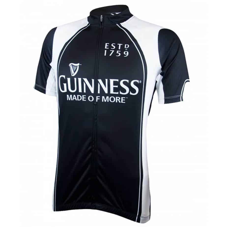 Guinness Cycling Jersey - Official Guinness Merchandise - 3 Rear Pockets